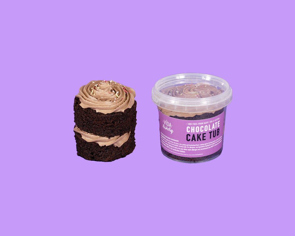 Chocolate Cake Tub | Gluten-Free & Dairy-Free Indulgence | UK Delivery ...